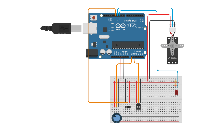 Circuit Design Sensors And Actuators Tinkercad