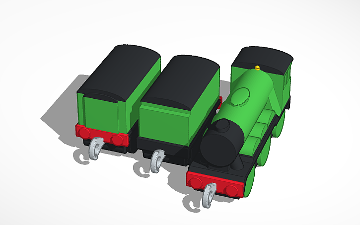 3D design two tender lner 4472 push along - Tinkercad