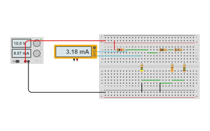 Circuit design max power - Tinkercad
