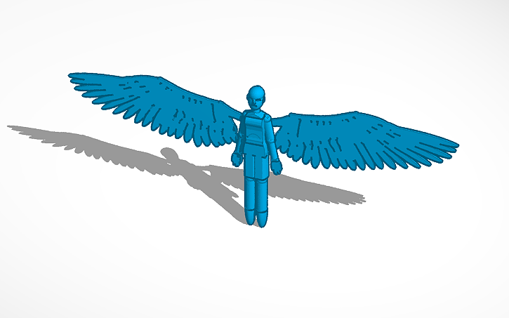 3D design Angel Person - Tinkercad
