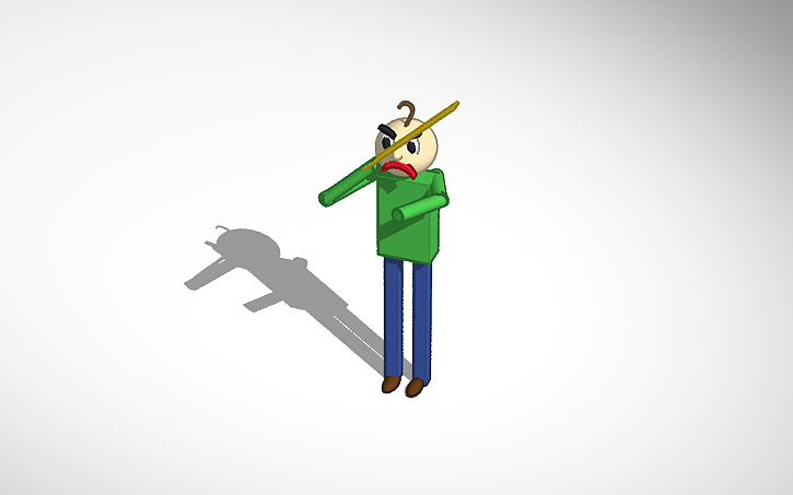 3D design Mighty Baldi | Tinkercad