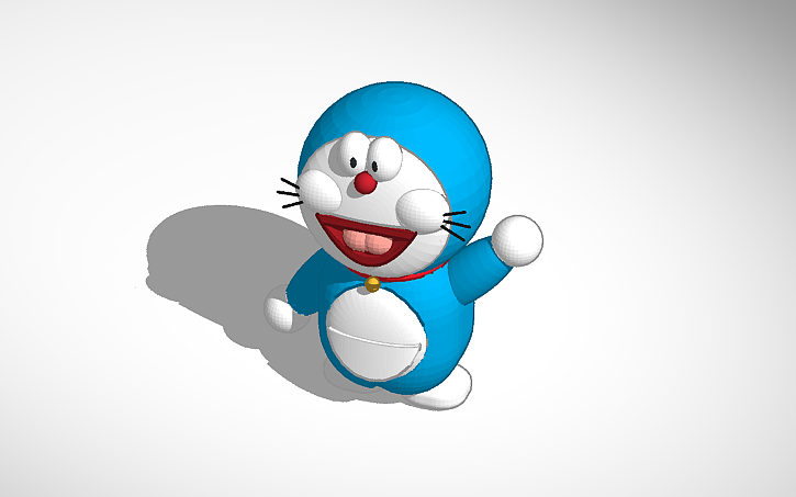 3D design Doraemon - Tinkercad