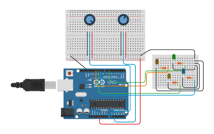 Circuit design 9 esercizio di compito 17/05/2019 - Tinkercad