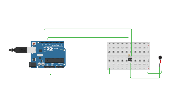 Circuit design TRANSISTOR - Tinkercad