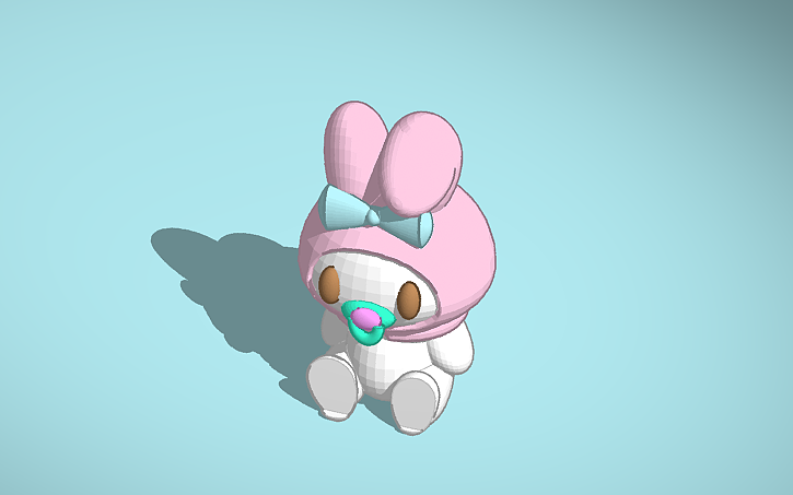 3D design Baby My Melody - Tinkercad