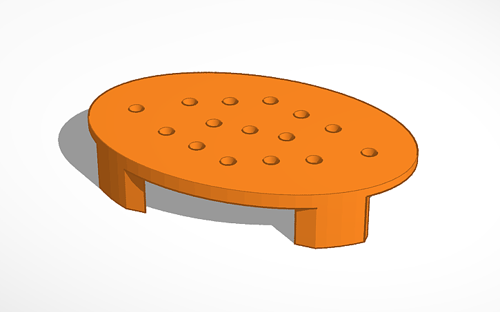 3D design soap dish - Tinkercad