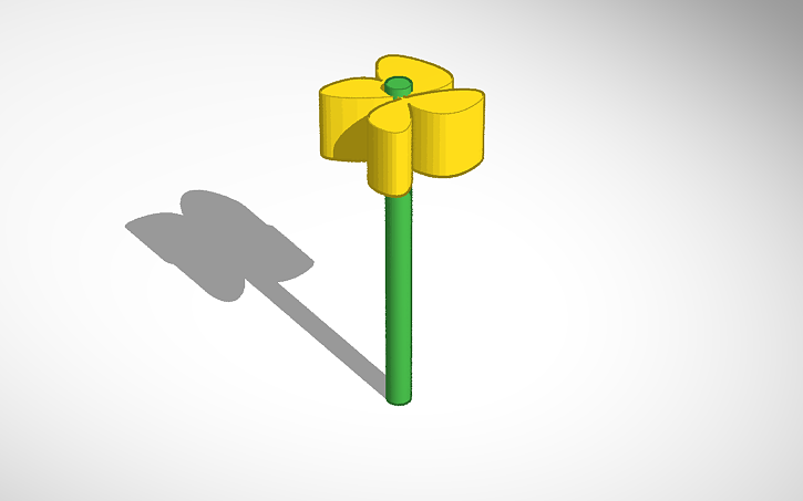3D design my flower - Tinkercad