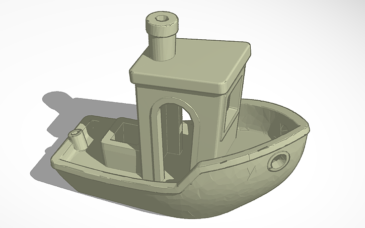 3D design Boat benchmark (the best one) - Tinkercad