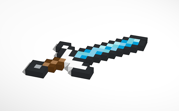 3D design Copy of Minecraft tools | Tinkercad