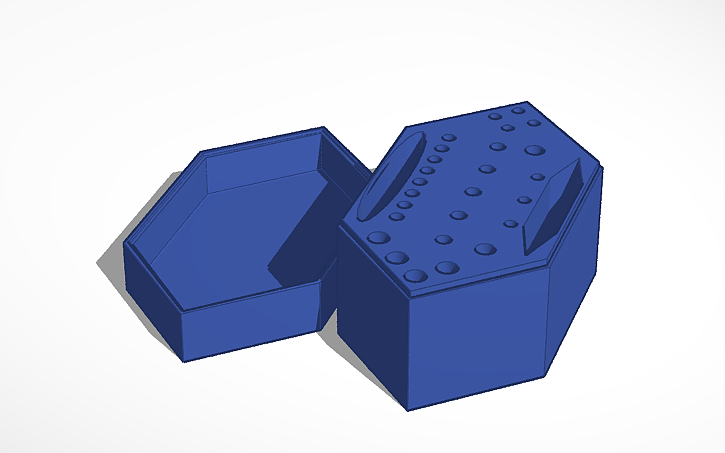 3D design Basis for Storage for drill/grinder inserts | Tinkercad