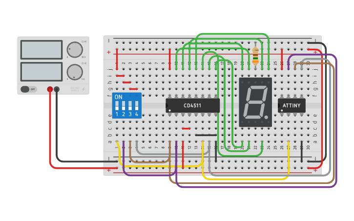 Circuit design Circuito | Tinkercad