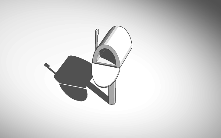 3D design mailbox - Tinkercad