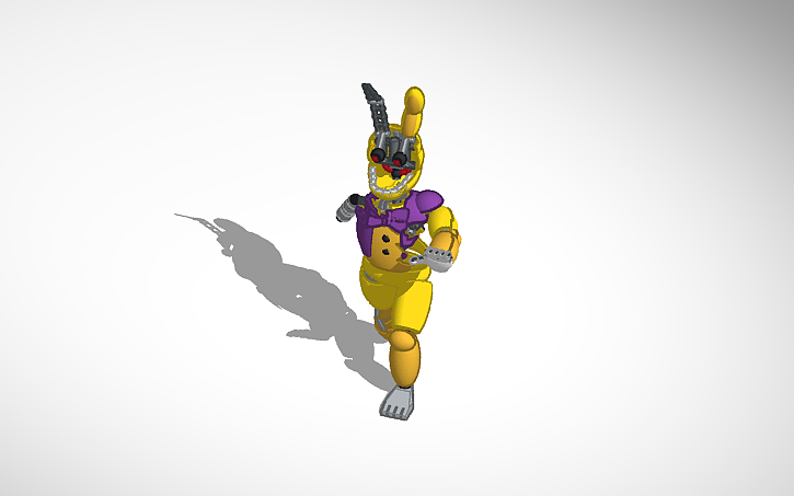 3D design withered springbonnie - Tinkercad