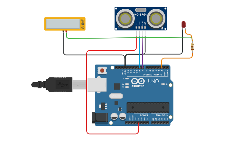 Circuit design SISO_Kel41 | Tinkercad