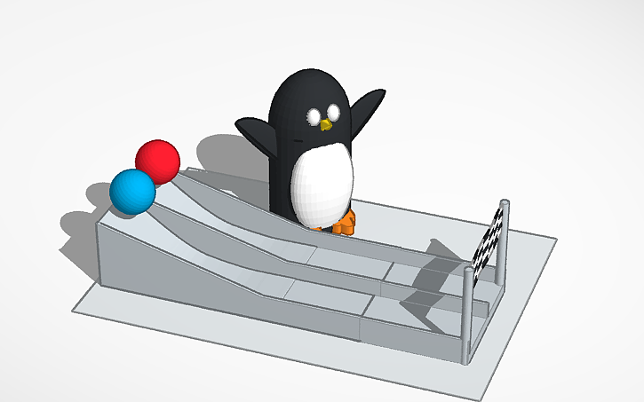 3D design ball race - sim lab - Tinkercad