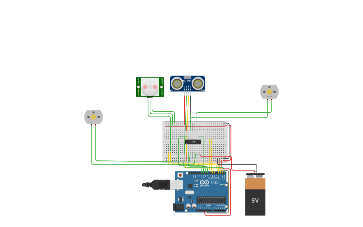 Circuit design Cutting machine | Tinkercad