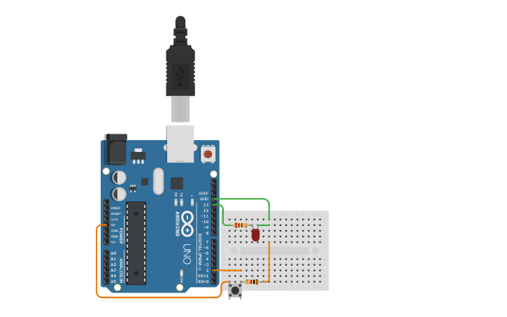 Circuit design Actividad 6 ENTORNO DE PROGRAMACION ARDUINO | Tinkercad