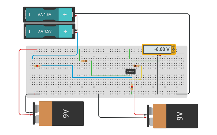 Circuit design Copy of Differential Amplifier - Tinkercad
