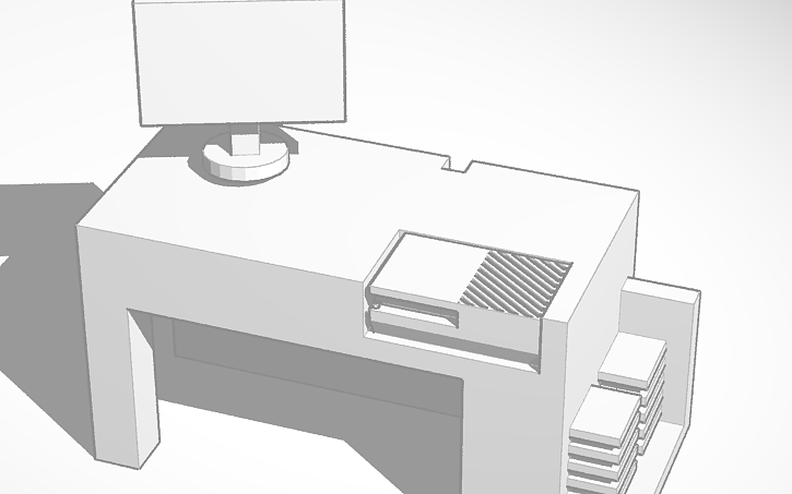 3D design Desk Design | Tinkercad