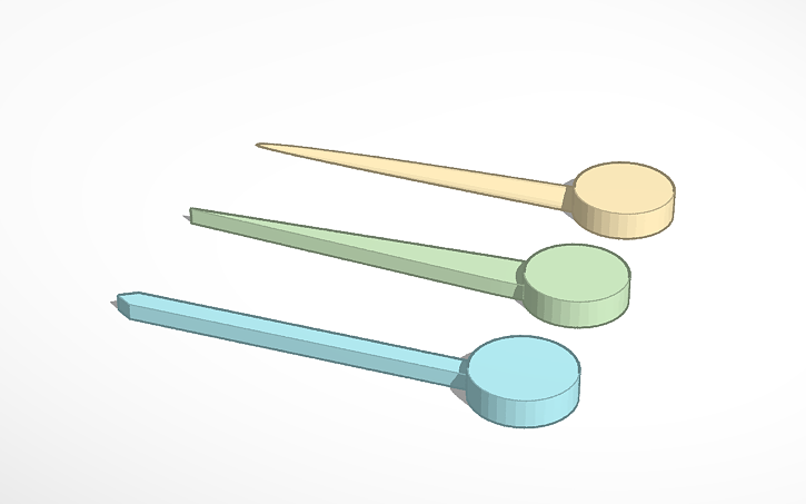 3D design Gauge needle - Tinkercad