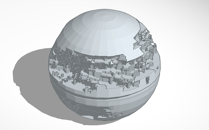 3D design Death Star - Tinkercad