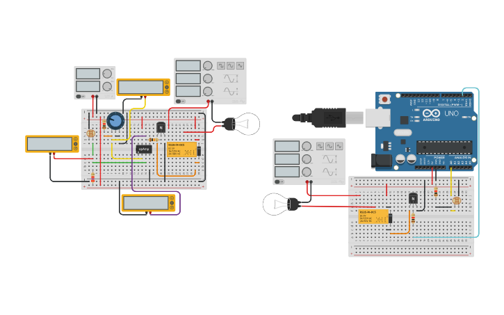 Circuit design Sensor de Luminosidade - Tinkercad
