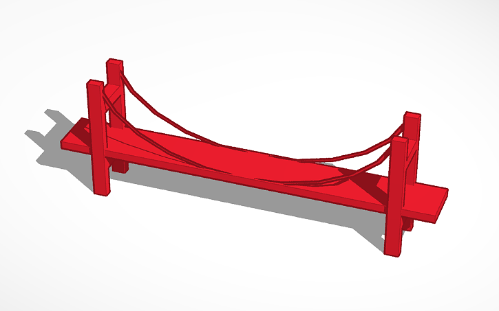 3D design Bridge - Tinkercad