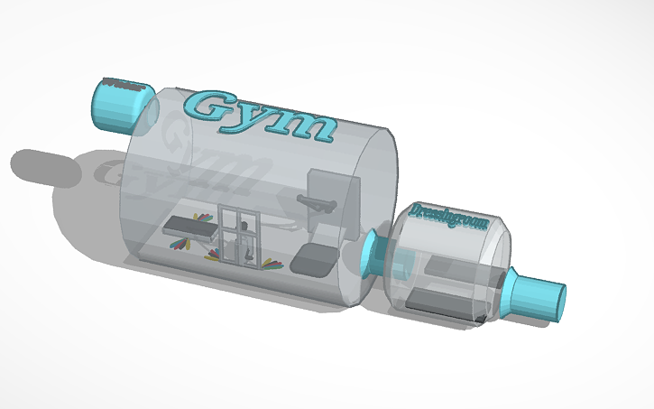 3D design Moon Gym | Tinkercad