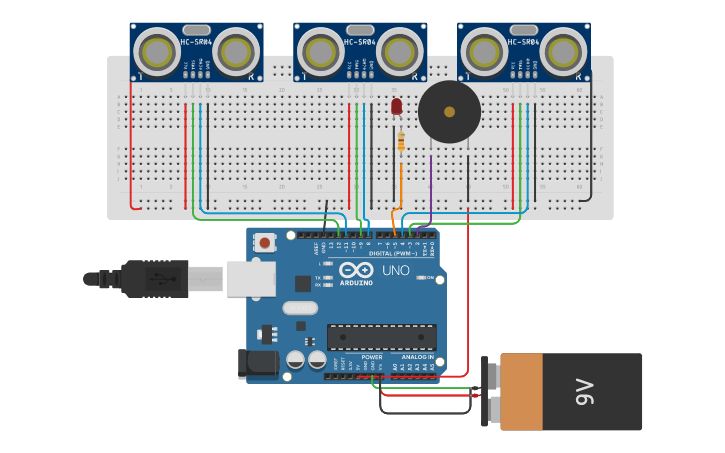 Circuit Design Arduino Nano Tinkercad