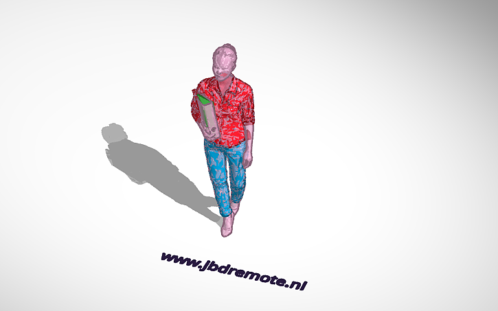 3D design Woman walking - Tinkercad