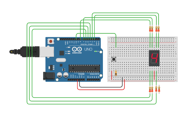 Circuit design tp-7 | Tinkercad