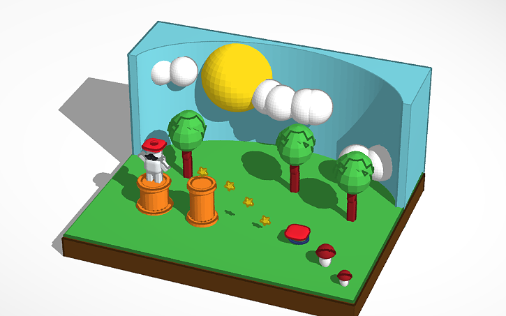 3D design Mario - Tinkercad