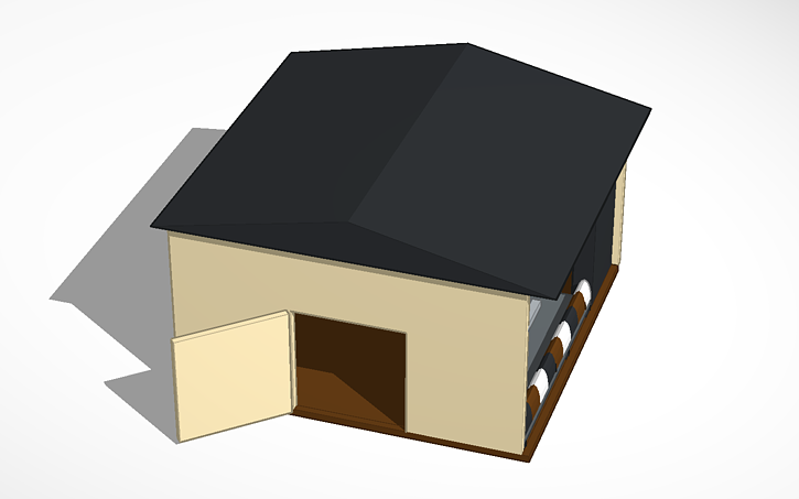 3D design shed - Tinkercad