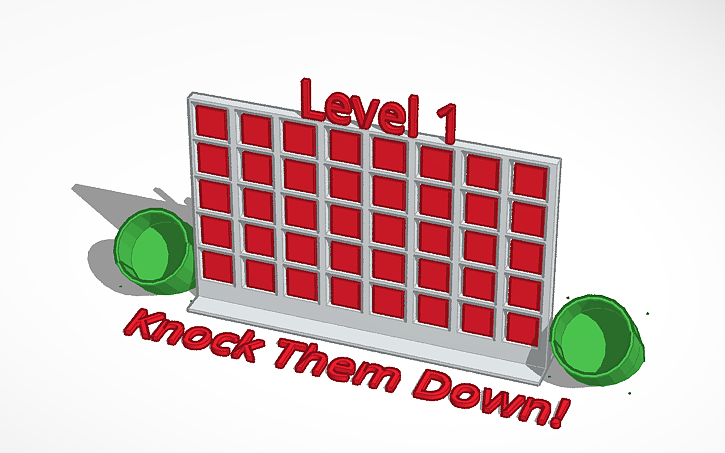 3D design Carnival Knock Down - Level 1 (Sim Lab) aka known down ...