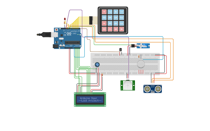 Circuit Design Home Automation System Tinkercad