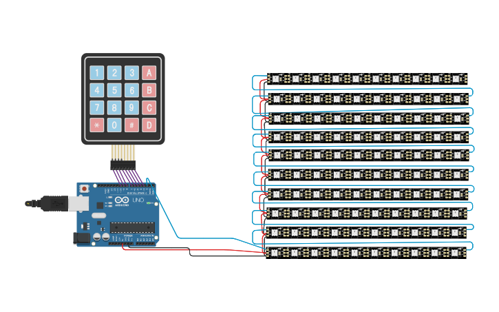 Circuit design NovaTinkering Multiply array | Tinkercad
