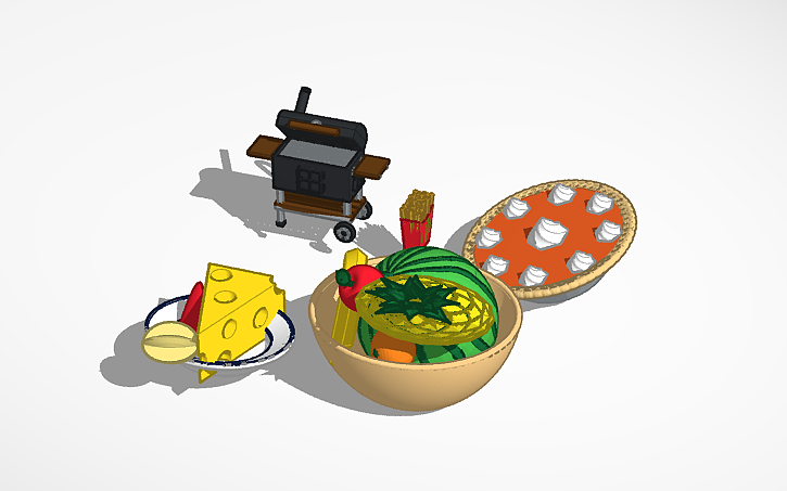 3D design Foods - Tinkercad
