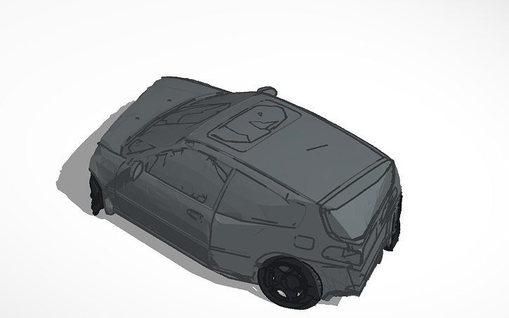 3D design honda Civic - Tinkercad