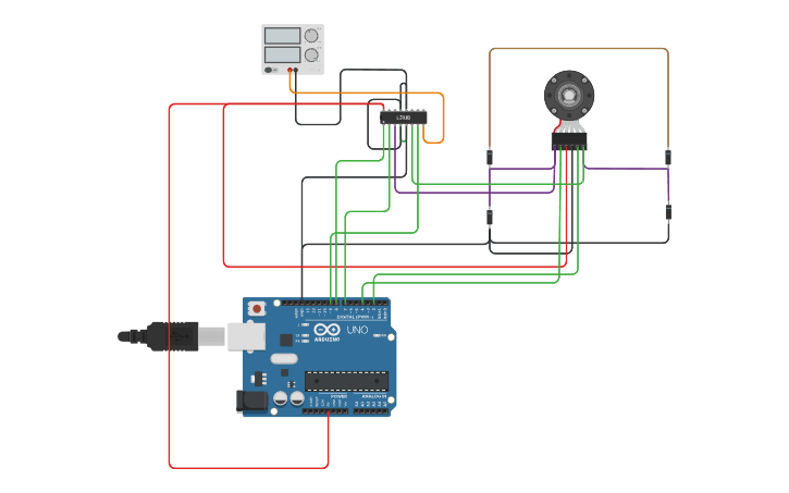 Circuit design Kontrol Kecepatan Motor DC - Sobirin - Tinkercad Circuit design Kontrol Kecepatan Motor DC - Sobirin - Tinkercad