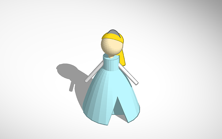 3D design a princess 🙂 - Tinkercad