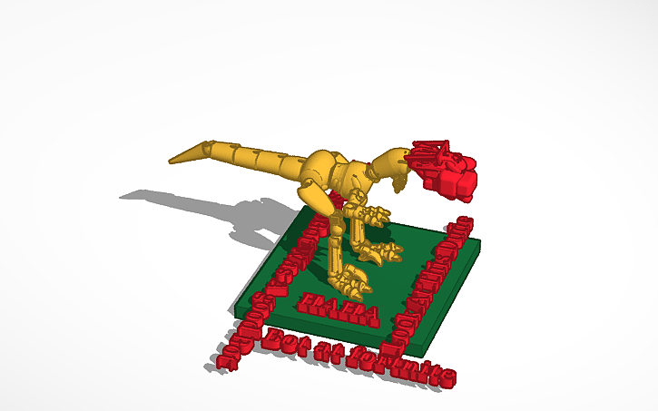 3d Design Best Dinosaur Tinkercad