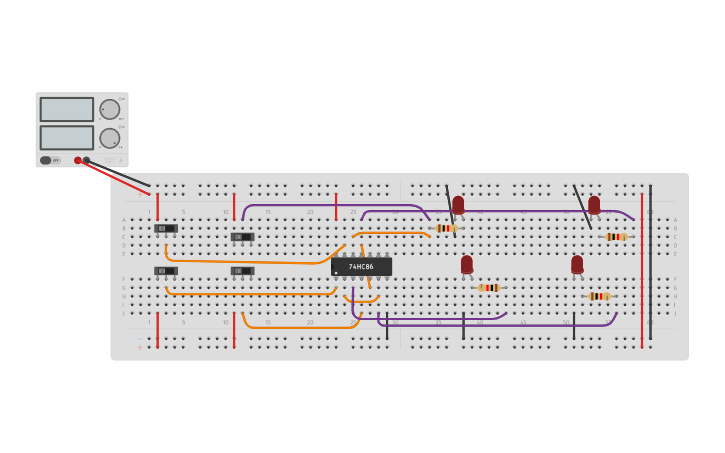 Circuit Design Exp 5 Gray To Binary Code Converter Tinkercad