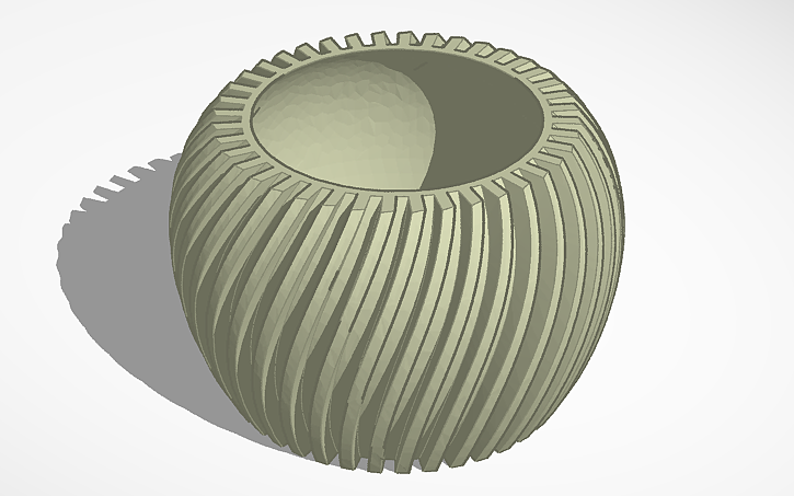3D design MINI POT - Tinkercad