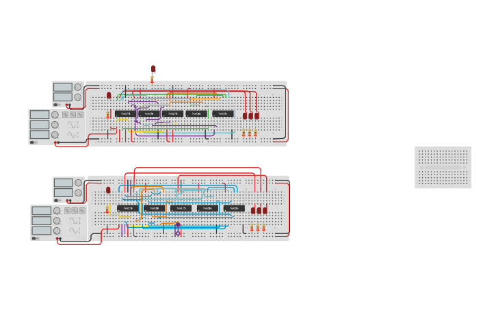 Circuit Design Codigo Gray 3 Bit Tinkercad