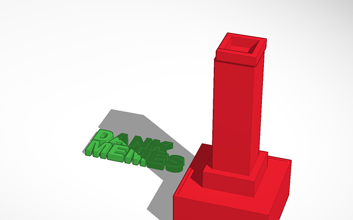 3D design Dank minecraft export - Tinkercad