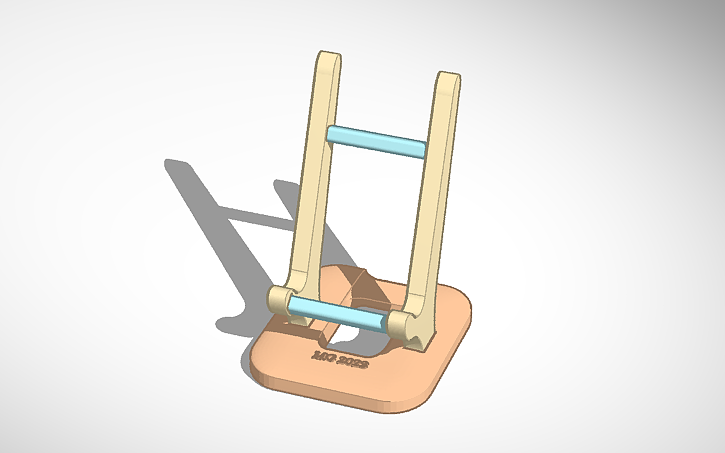 3D design Phone Stand - Tinkercad