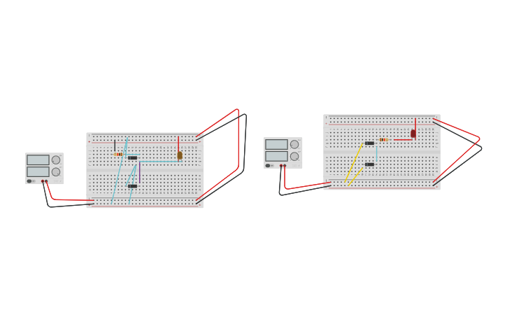 Circuit design Logic AND & OR Gate Implementation Using Diode. | Tinkercad