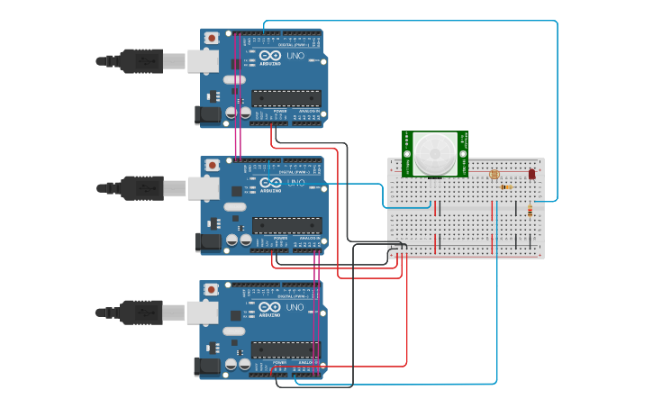 Circuit Design I2c Communication Tinkercad