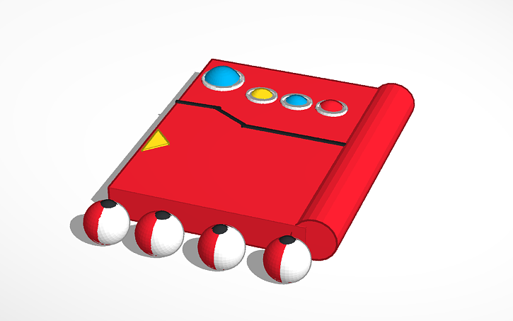 3D design pokedex - Tinkercad