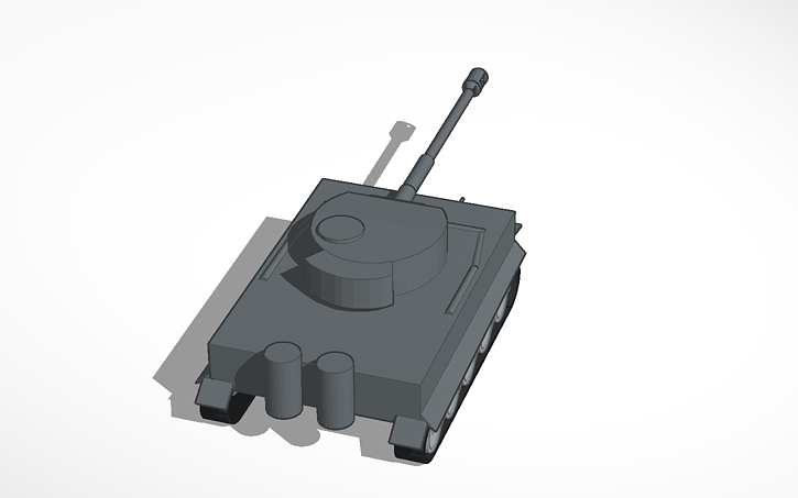 3D design tiger tank | Tinkercad